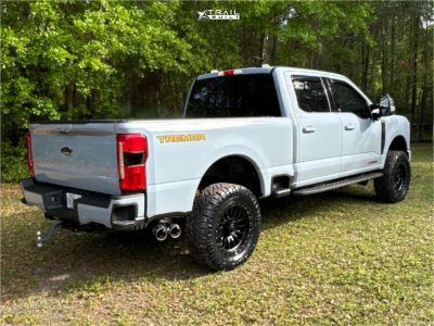 2024 Ford F-250 Super Duty Wheel Offset Aggressive > 1" Outside Fender ...