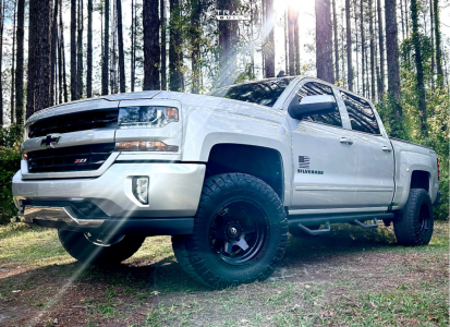 2016 Chevrolet Silverado 1500 Wheel Offset Aggressive > 1" Outside ...
