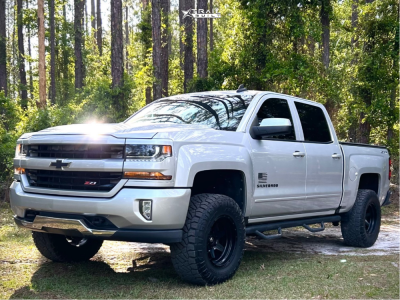 2016 Chevrolet Silverado 1500 Wheel Offset Aggressive > 1" Outside ...