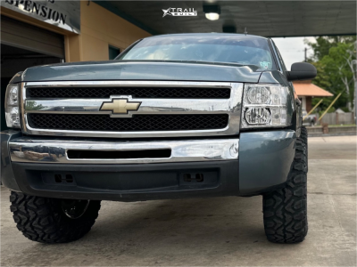 2012 Chevrolet Silverado 1500 Wheel Offset Aggressive > 1" Outside ...