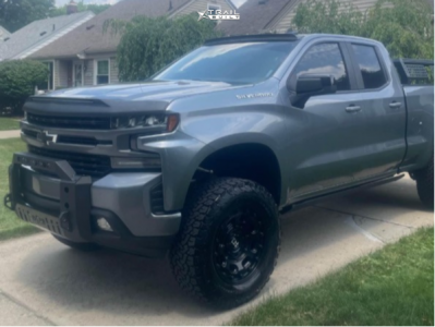 2019 Chevrolet Silverado 1500 Wheel Offset Aggressive > 1" Outside ...