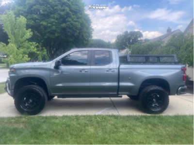 2019 Chevrolet Silverado 1500 Wheel Offset Aggressive > 1" Outside ...
