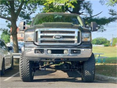 2001 Ford F-350 Super Duty Wheel Offset Aggressive > 1" Outside Fender ...