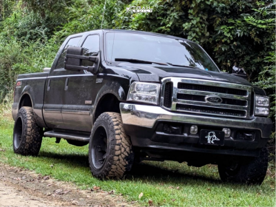 2003 Ford F-250 Super Duty Wheel Offset Aggressive > 1" Outside Fender ...