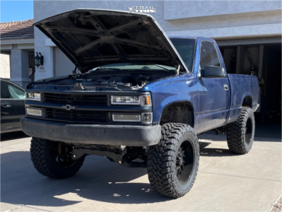 1998 Chevrolet K1500 Wheel Offset Aggressive > 1" Outside Fender ...