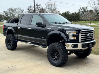 2017 Ford F-150 Wheel Offset Aggressive > 1" Outside Fender Suspension ...