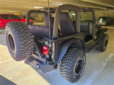 2004 Jeep TJ Wheel Offset Slightly Aggressive Suspension Lift 2.5 ...