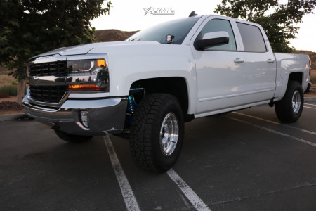 2017 Chevrolet Silverado 1500 Wheel Offset Slightly Aggressive Leveling ...