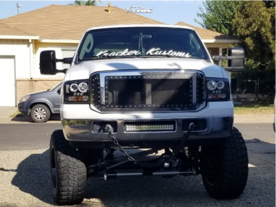 2007 Ford F-250 Super Duty Wheel Offset Aggressive > 1" Outside Fender ...
