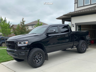 2019 Ram 1500 Wheel Offset Aggressive > 1" Outside Fender Suspension ...