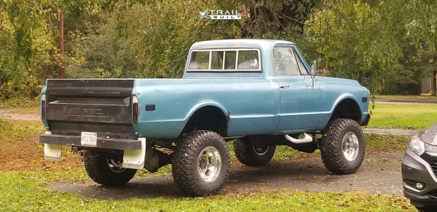 1972 GMC C15/C1500 Pickup Wheel Offset Aggressive > 1" Outside Fender ...