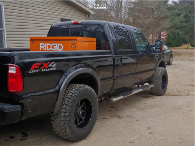2008 Ford F-250 Super Duty Wheel Offset Aggressive > 1" Outside Fender ...