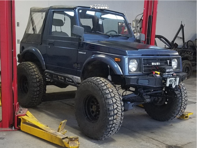 1987 Suzuki Samurai Wheel Offset Hella Stance >5" Suspension Lift 5 ...