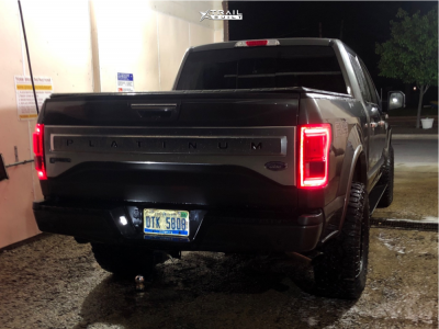 2015 Ford F-150 Wheel Offset Slightly Aggressive Leveling Kit | 835780 ...
