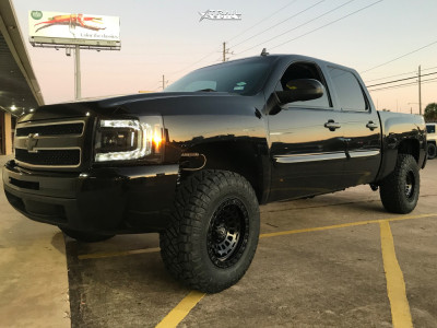 2010 Chevrolet Silverado 1500 Wheel Offset HellaFlush Suspension Lift 4 ...