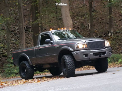 2005 Ford Ranger Wheel Offset Aggressive > 1" Outside Fender Suspension ...