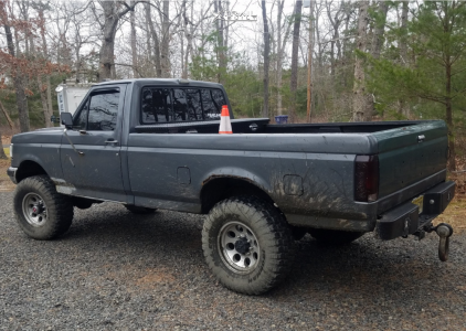 1991 Ford F-250 Wheel Offset Aggressive > 1" Outside Fender Leveling ...