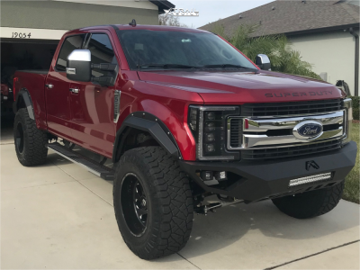 2019 Ford F-250 Super Duty Wheel Offset Nearly Flush Leveling Kit ...
