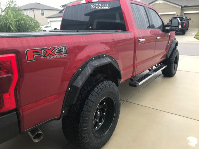 2019 Ford F-250 Super Duty Wheel Offset Nearly Flush Leveling Kit ...