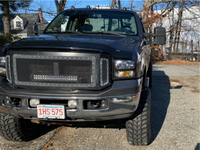 2007 Ford F-250 Super Duty Wheel Offset Aggressive > 1" Outside Fender ...