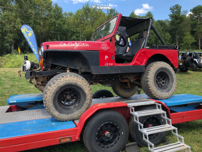 1978 Jeep CJ7 Wheel Offset Aggressive > 1" Outside Fender Suspension ...