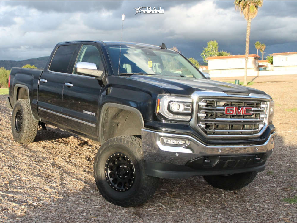 2017 GMC Sierra 1500 Wheel Offset Aggressive > 1" Outside Fender ...