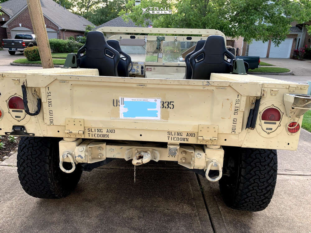 2003 Hummer H1 Wheel Offset Aggressive > 1" Outside Fender Stock ...