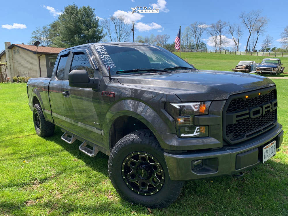 2016 Ford F-150 Wheel Offset Slightly Aggressive Leveling Kit | 1006161 ...