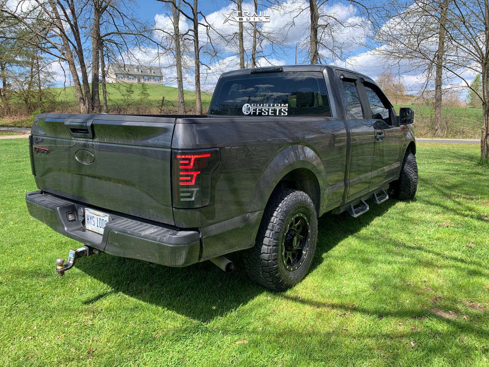 2016 Ford F-150 Wheel Offset Slightly Aggressive Leveling Kit | 1006161 ...