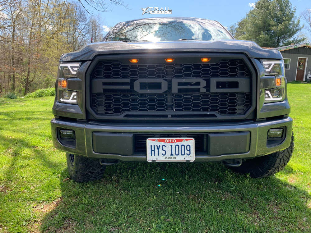 2016 Ford F-150 Wheel Offset Slightly Aggressive Leveling Kit | 1006161 ...