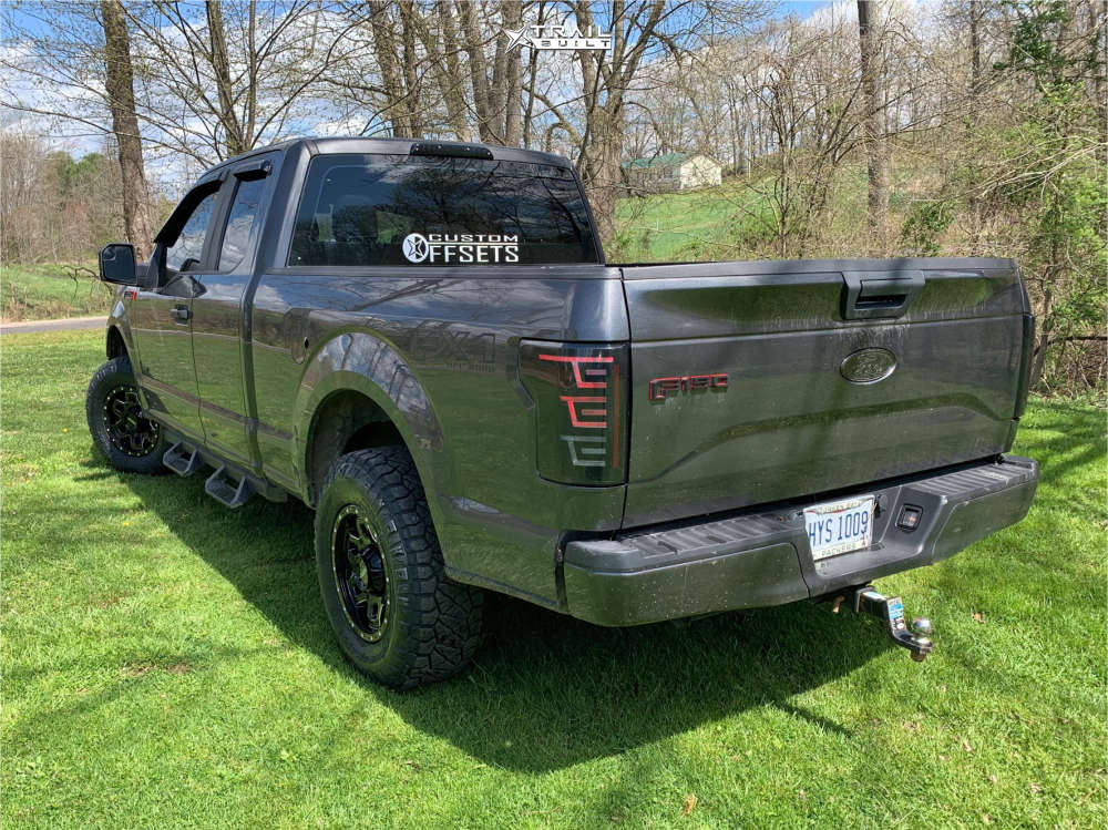 2016 Ford F-150 Wheel Offset Slightly Aggressive Leveling Kit | 1006161 ...