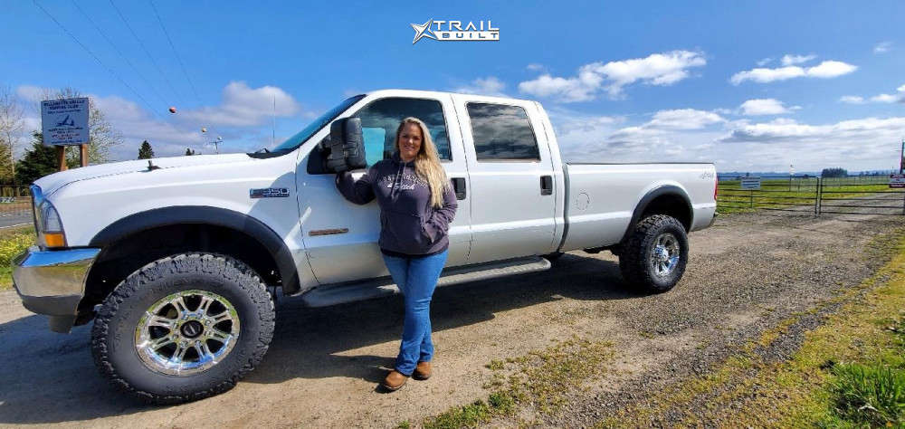 2003 Ford F-350 Super Duty Wheel Offset Slightly Aggressive Leveling ...