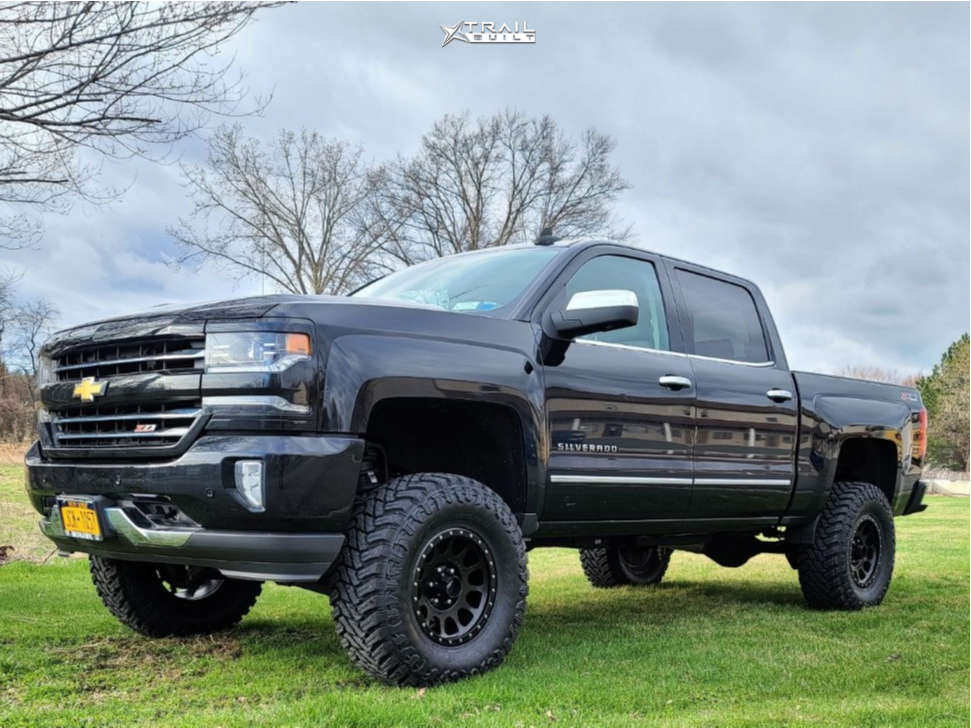 2017 Chevrolet Silverado 1500 Wheel Offset Aggressive > 1" Outside ...