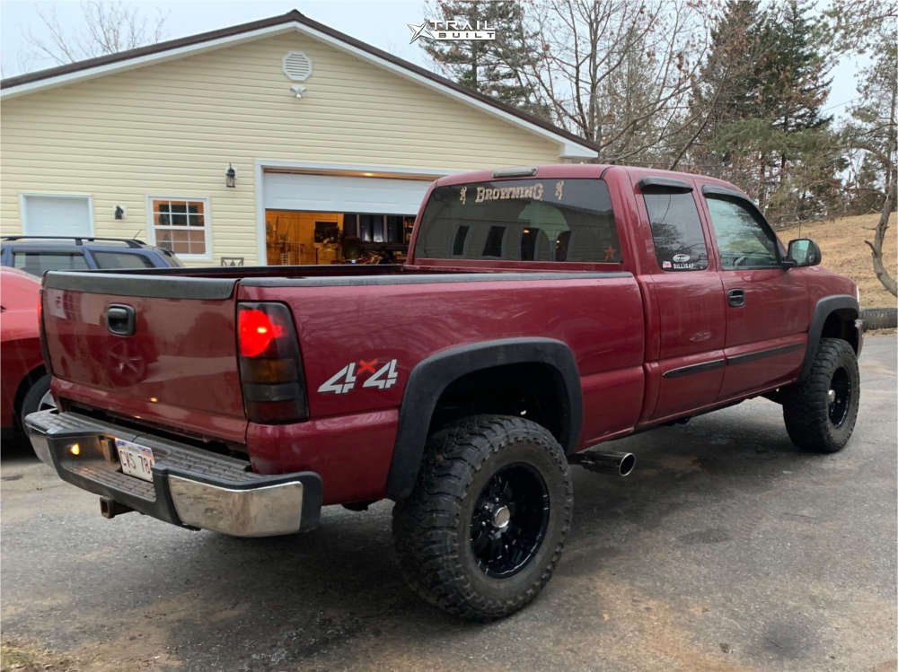 2005 GMC Sierra 1500 Wheel Offset Slightly Aggressive Suspension Lift 5 ...