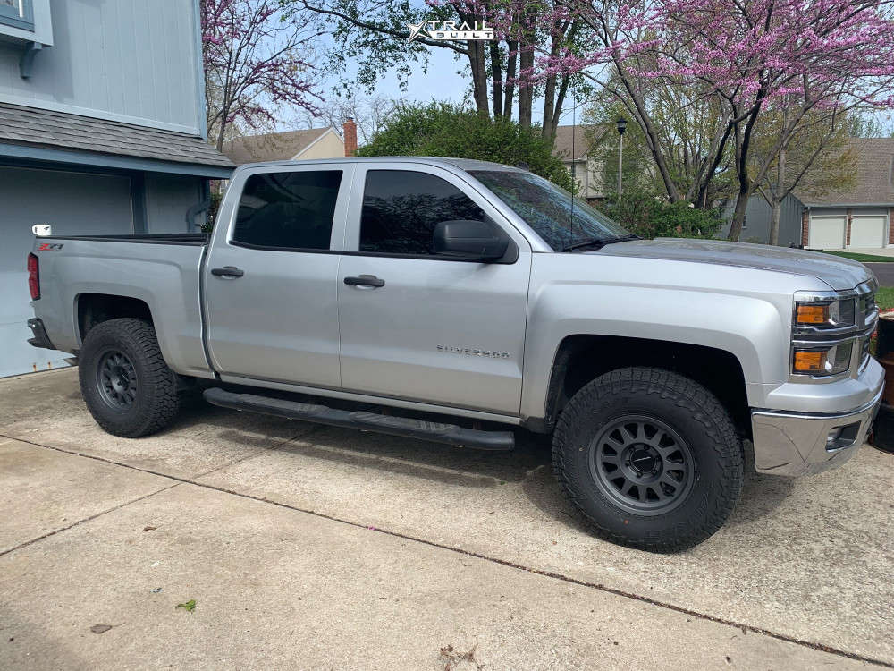 2014 Chevrolet Silverado 1500 Wheel Offset Slightly Aggressive Leveling ...