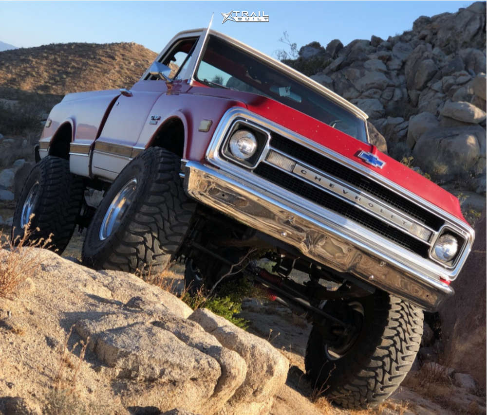 1969 Chevrolet C10 Pickup Wheel Offset Aggressive > 1" Outside Fender ...