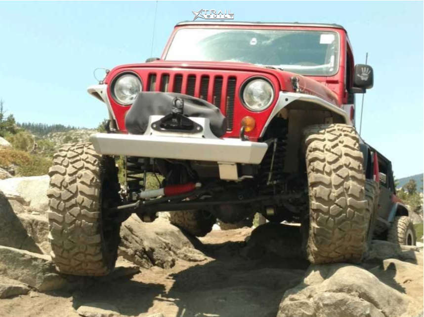 2005 Jeep TJ Wheel Offset Super Aggressive 3"-5" Suspension Lift 4.5 ...