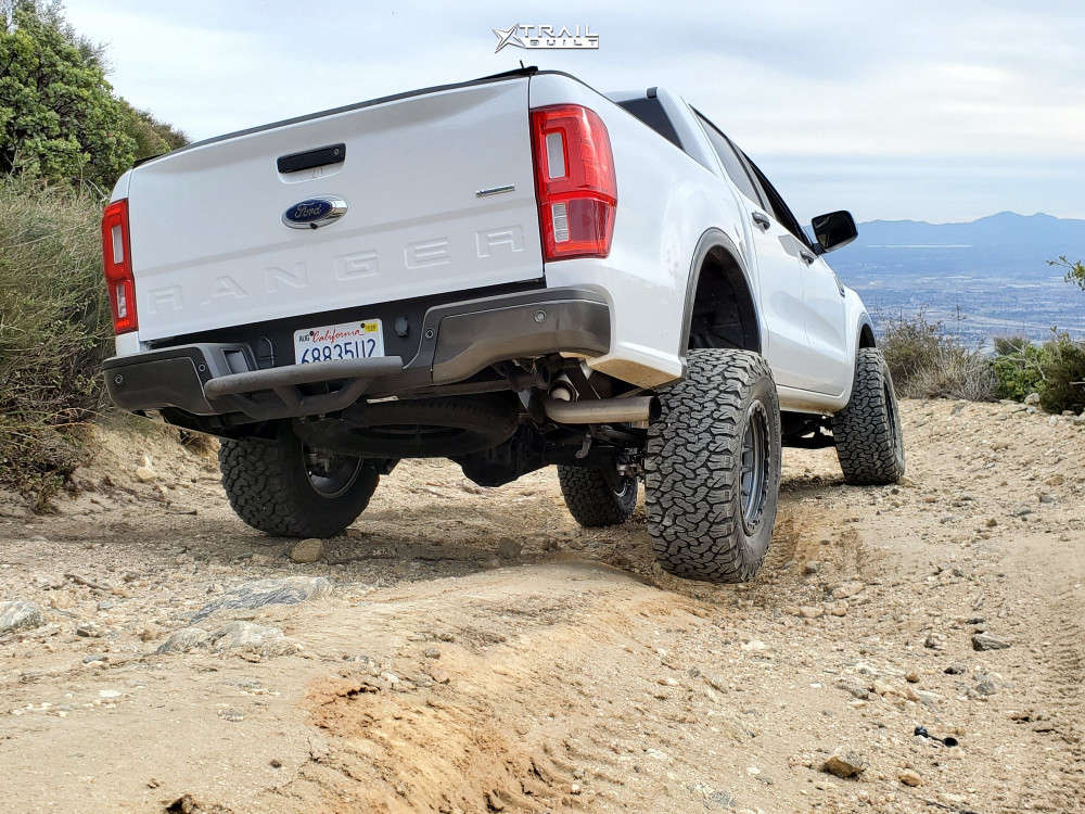 2019 Ford Ranger Wheel Offset Aggressive > 1" Outside Fender Leveling ...