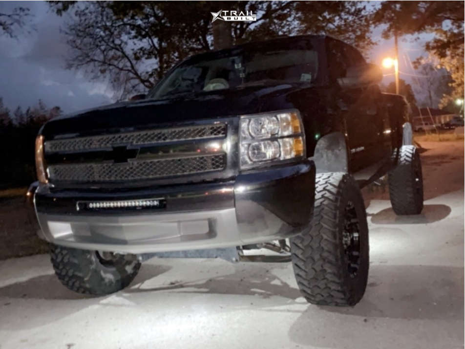 2012 Chevrolet Silverado 1500 Wheel Offset Aggressive > 1" Outside ...