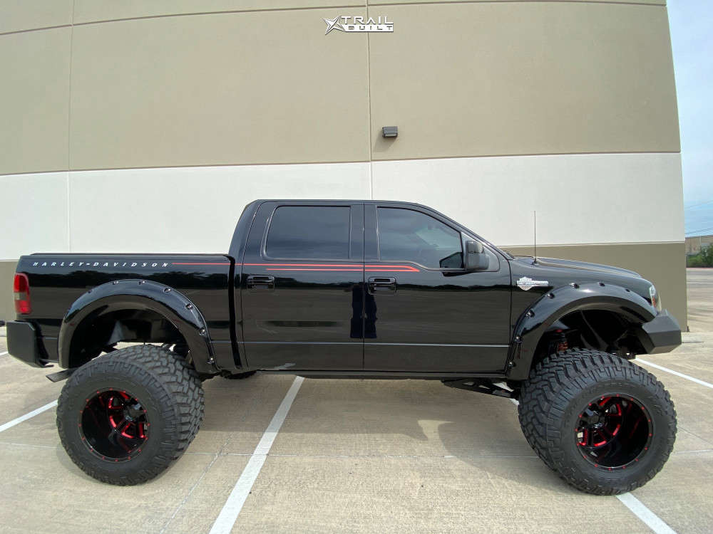 2007 Ford F-150 Wheel Offset Aggressive > 1" Outside Fender Lifted >12 ...