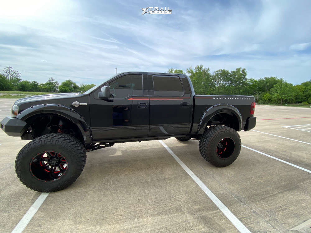 2007 Ford F-150 Wheel Offset Aggressive > 1" Outside Fender Lifted >12 ...