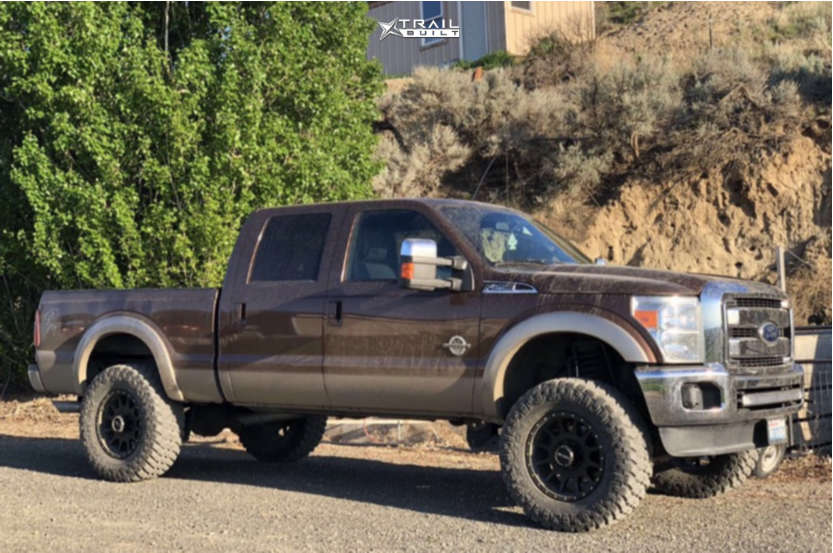 2011 Ford F-250 Super Duty Wheel Offset Aggressive > 1" Outside Fender ...