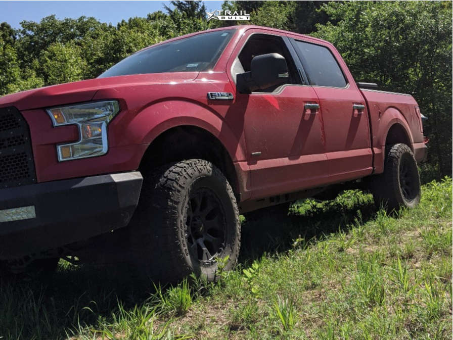 2016 Ford F-150 Wheel Offset Aggressive > 1" Outside Fender Suspension ...