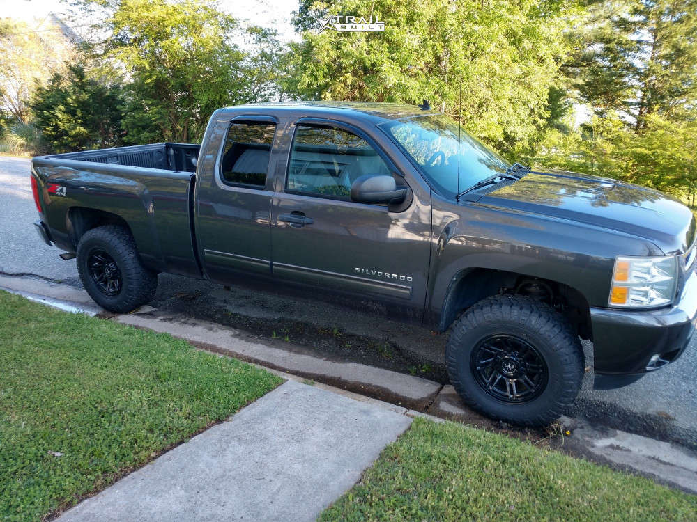 2011 Chevrolet Silverado 1500 Wheel Offset Slightly Aggressive Leveling ...