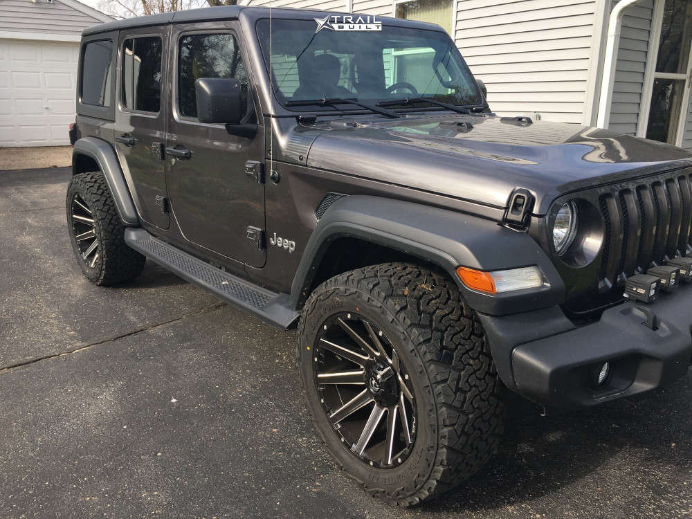 2018 Jeep Wrangler Wheel Offset Aggressive > 1" Outside Fender Stock ...