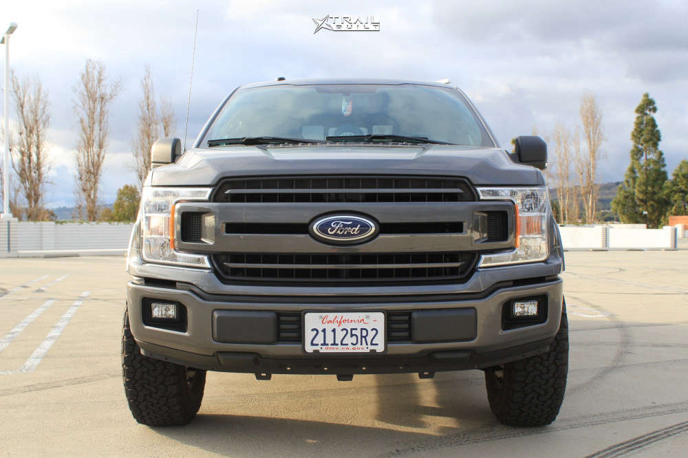 2018 Ford F-150 Wheel Offset Slightly Aggressive Leveling Kit | 1047541 ...