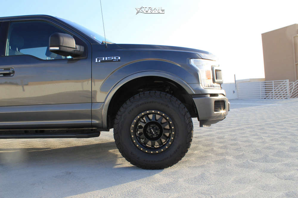 2018 Ford F-150 Wheel Offset Slightly Aggressive Leveling Kit | 1047541 ...