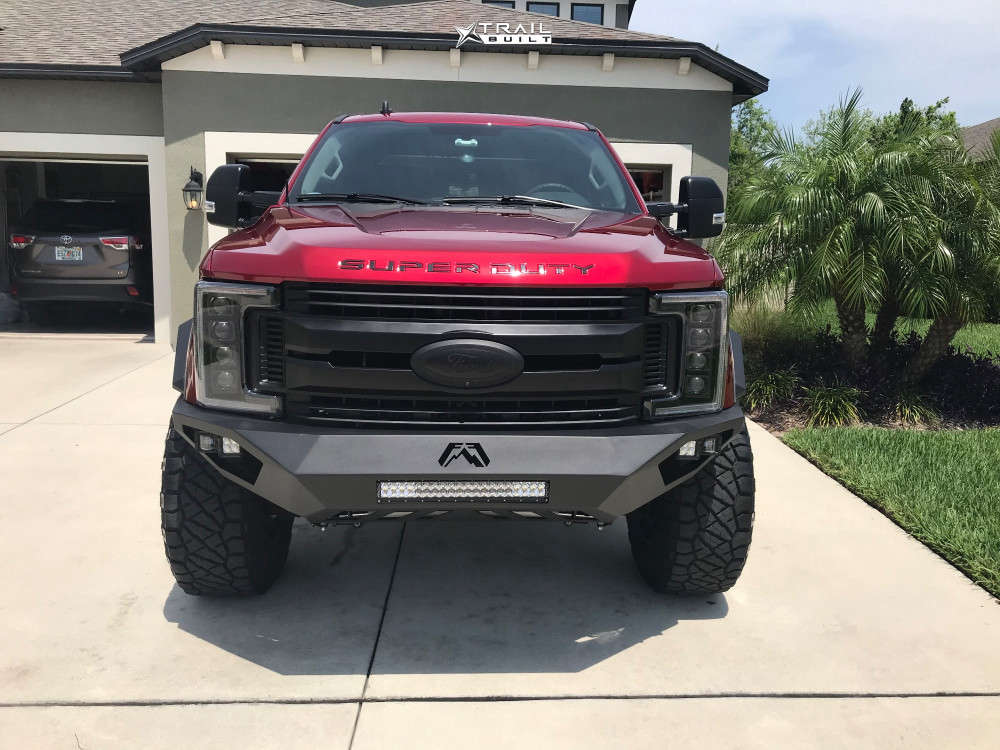 2019 Ford F-250 Super Duty Wheel Offset Aggressive > 1" Outside Fender ...