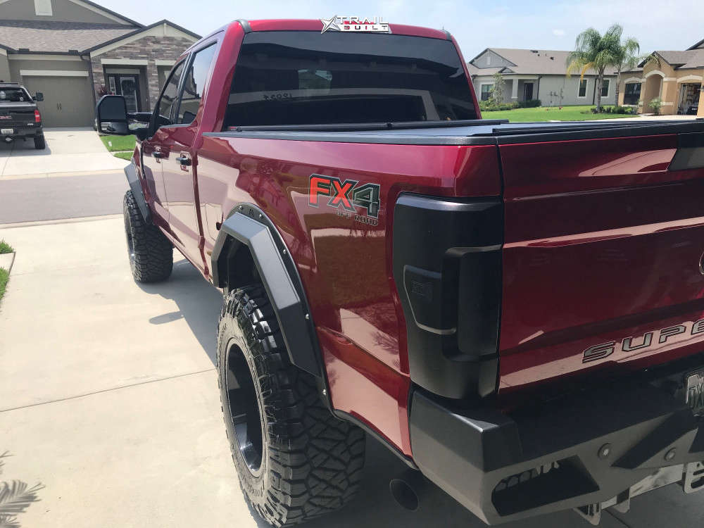 2019 Ford F-250 Super Duty Wheel Offset Aggressive > 1" Outside Fender ...
