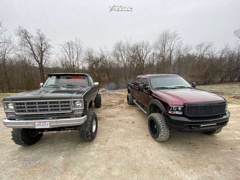 1976 Chevrolet K20 Wheel Offset Aggressive > 1" Outside Fender ...